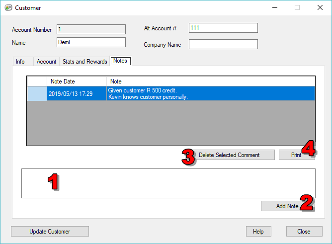 Customers and Accounts