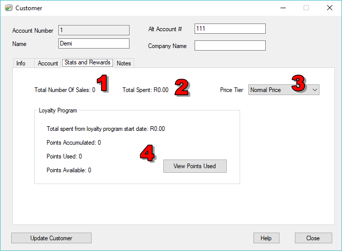 Customers and Accounts
